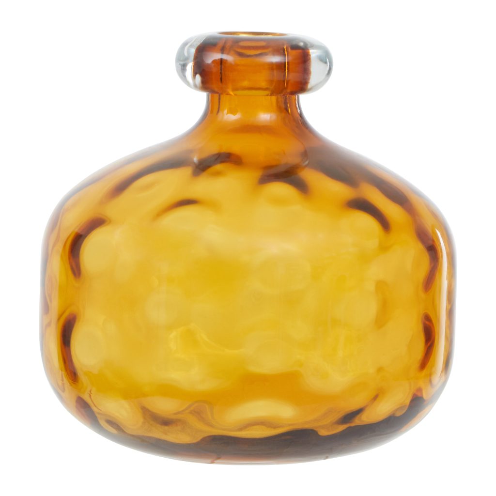 Helios Glass Bottle Vase - WoodConnexions