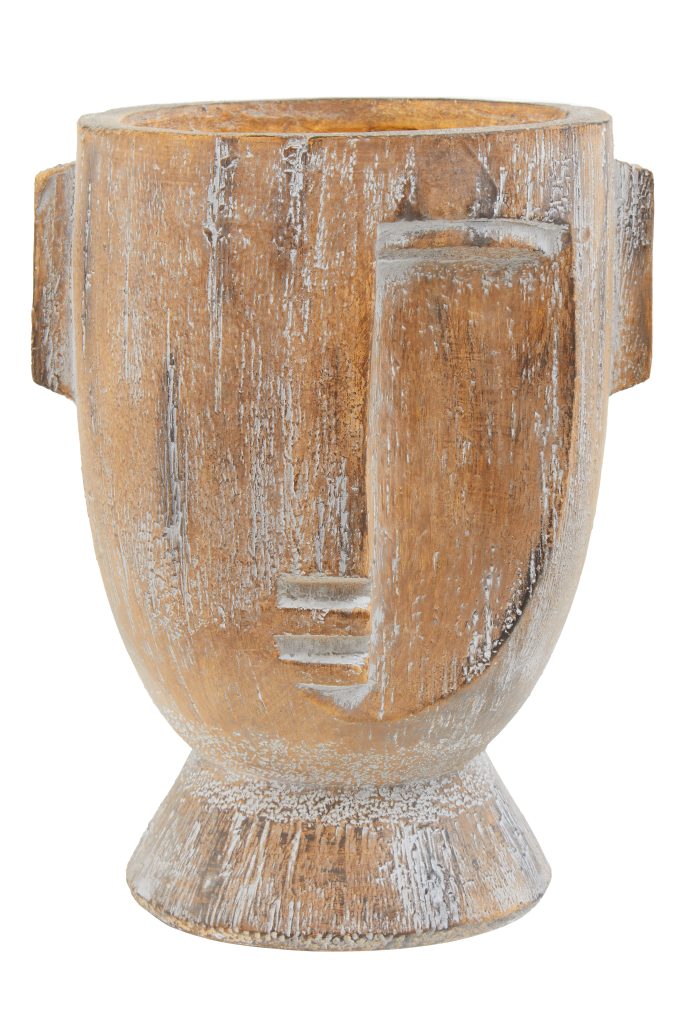 Domus Large Natural Face Planter - WoodConnexions
