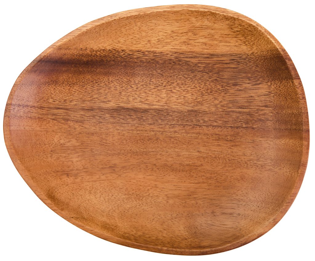 Kastella Acacia Wood Large Oval Plate - WoodConnexions
